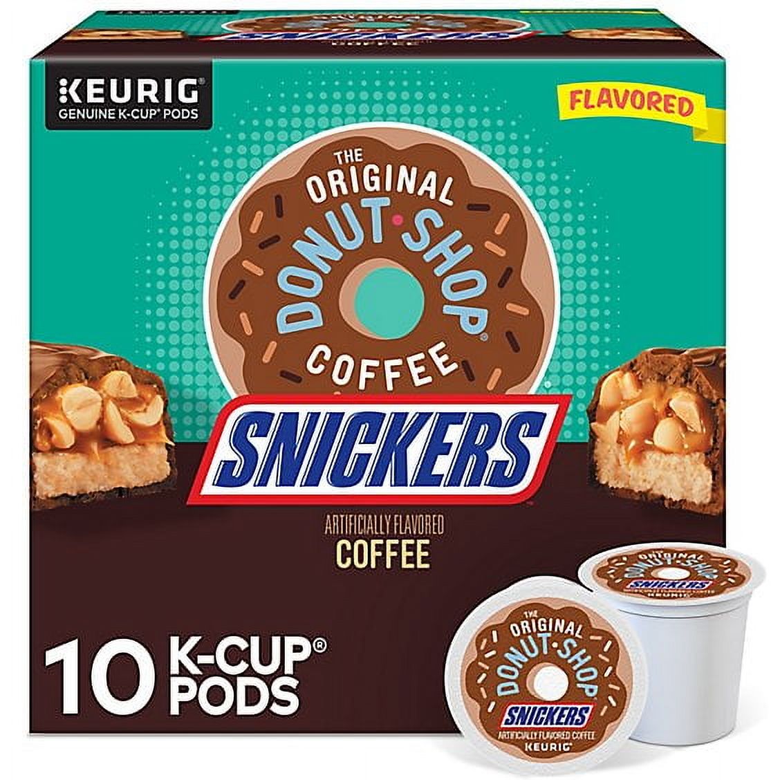 The Original Donut Shop Snickers - 10 Count - Walmart.com
