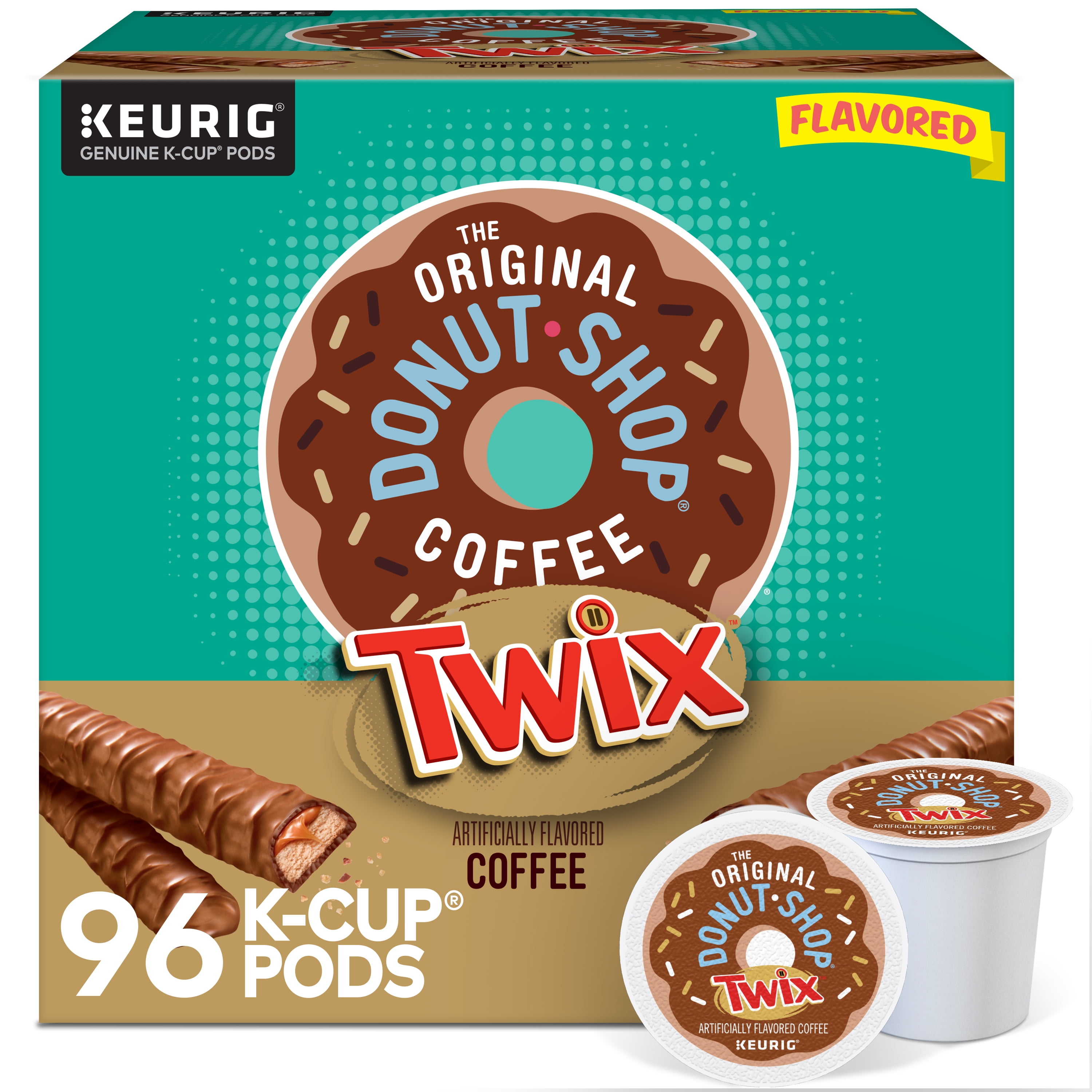 The Original Donut Shop, K-Cup Coffee Pods, 24 Count, TWIX Flavored ...