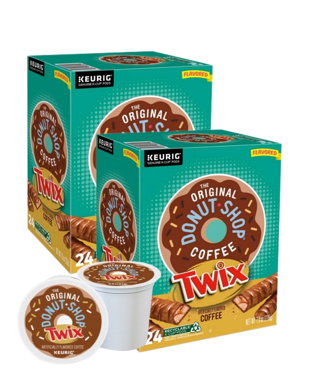 The Original Donut Shop Twix Flavored Coffee K Cups, 48 Total Pods ...