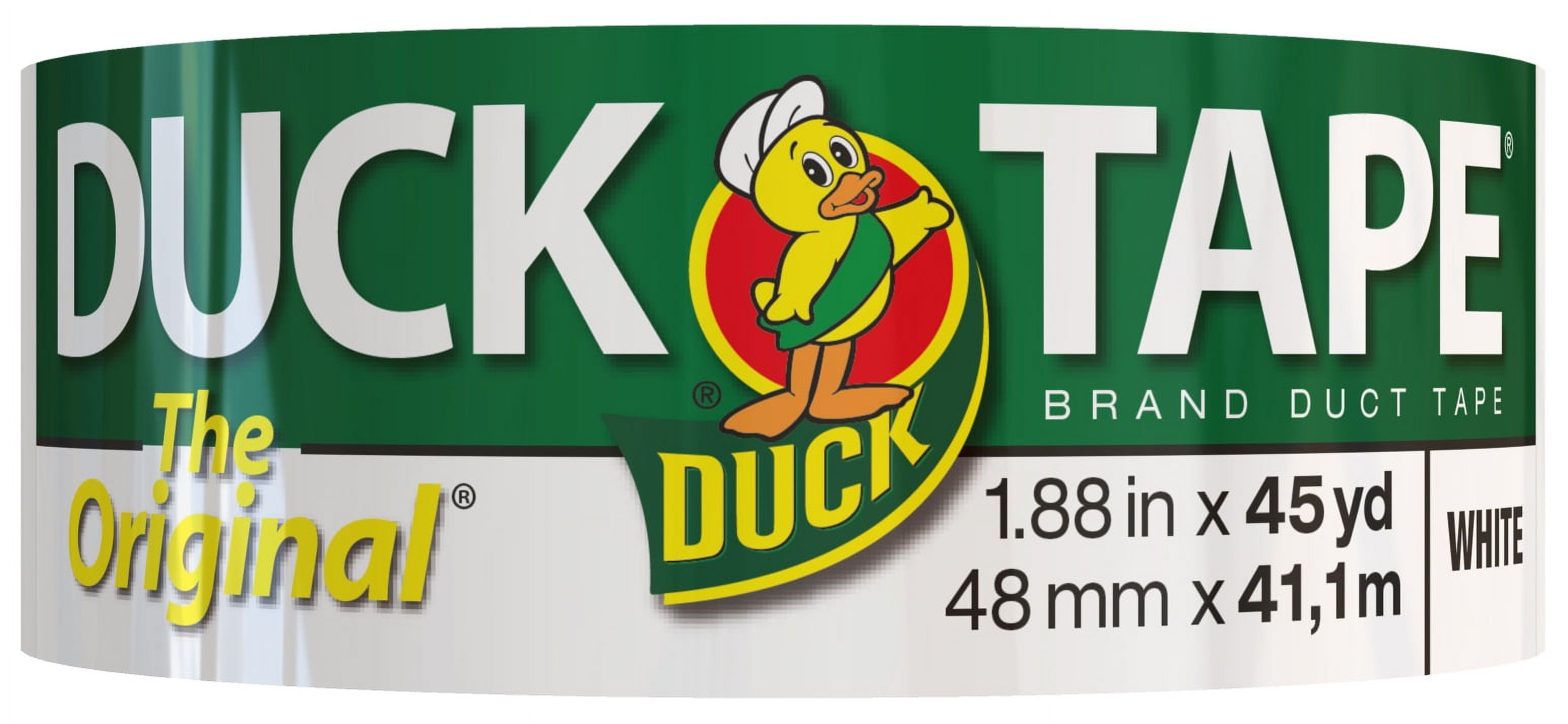 The Original Duck Tape Brand Duct Tape, 1.88 in. x 45 yd., White ...
