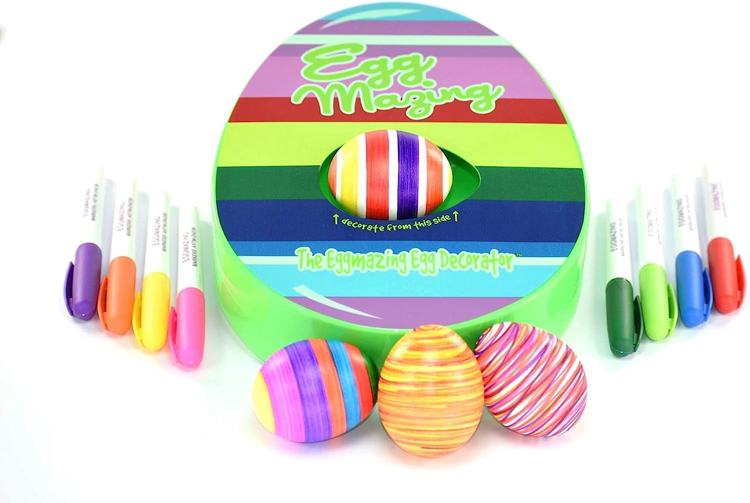 EggMazing Easter Egg Decorator Kit - Spinner DIY Arts and Crafts Set ...