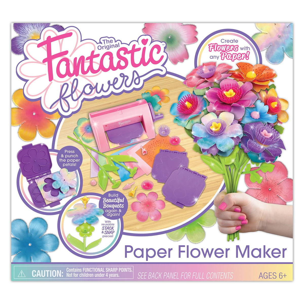 The Original Fantastic Flowers Craft Kit: Paper Flower Making Set for ...