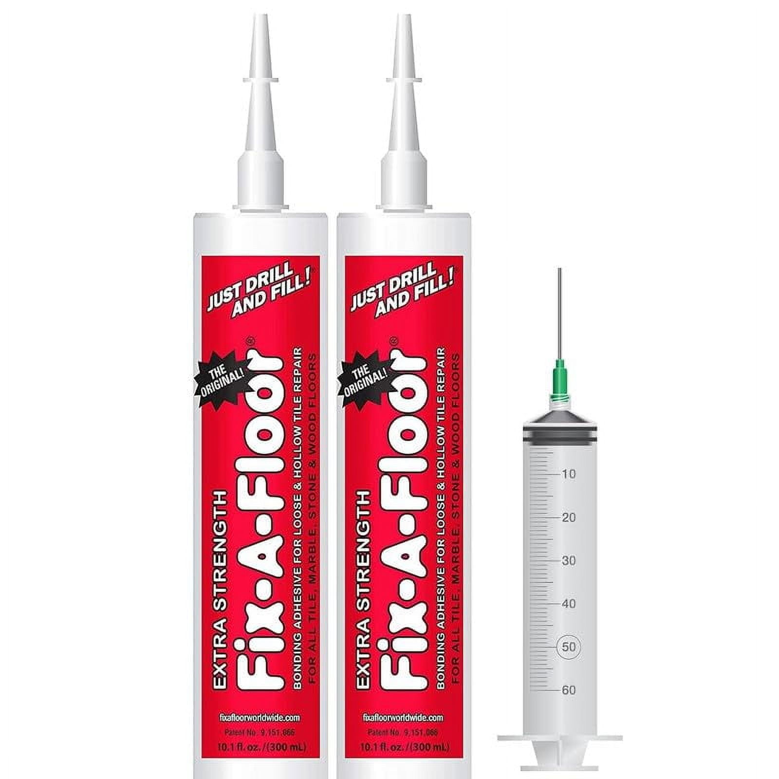 The Original Fix-A-Floor Loose Tile Repair Adhesive with Syringe - Tile ...