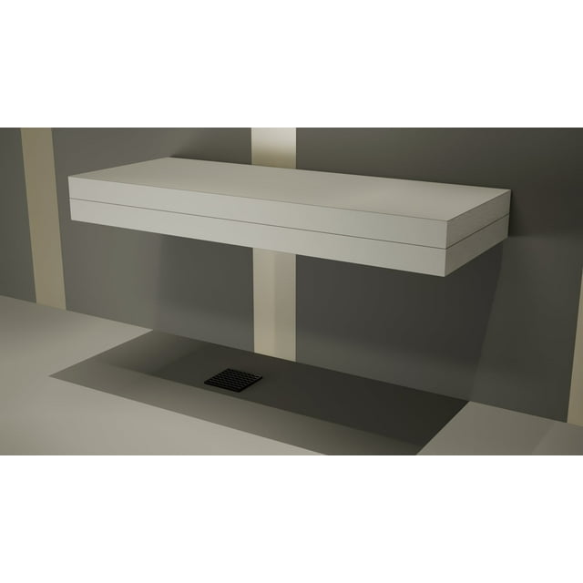 Floating Shower Bench Kit® with Dural XPS Foam Board® - Original Shower ...