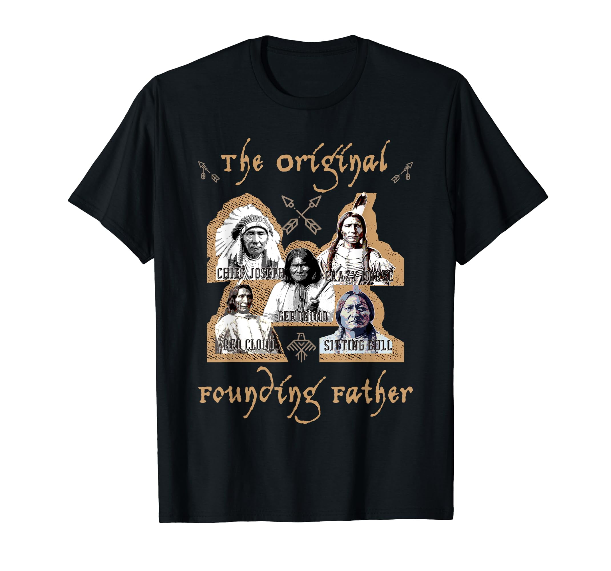 The Original Founding Fathers Native American historu T-Shirt - Walmart.com