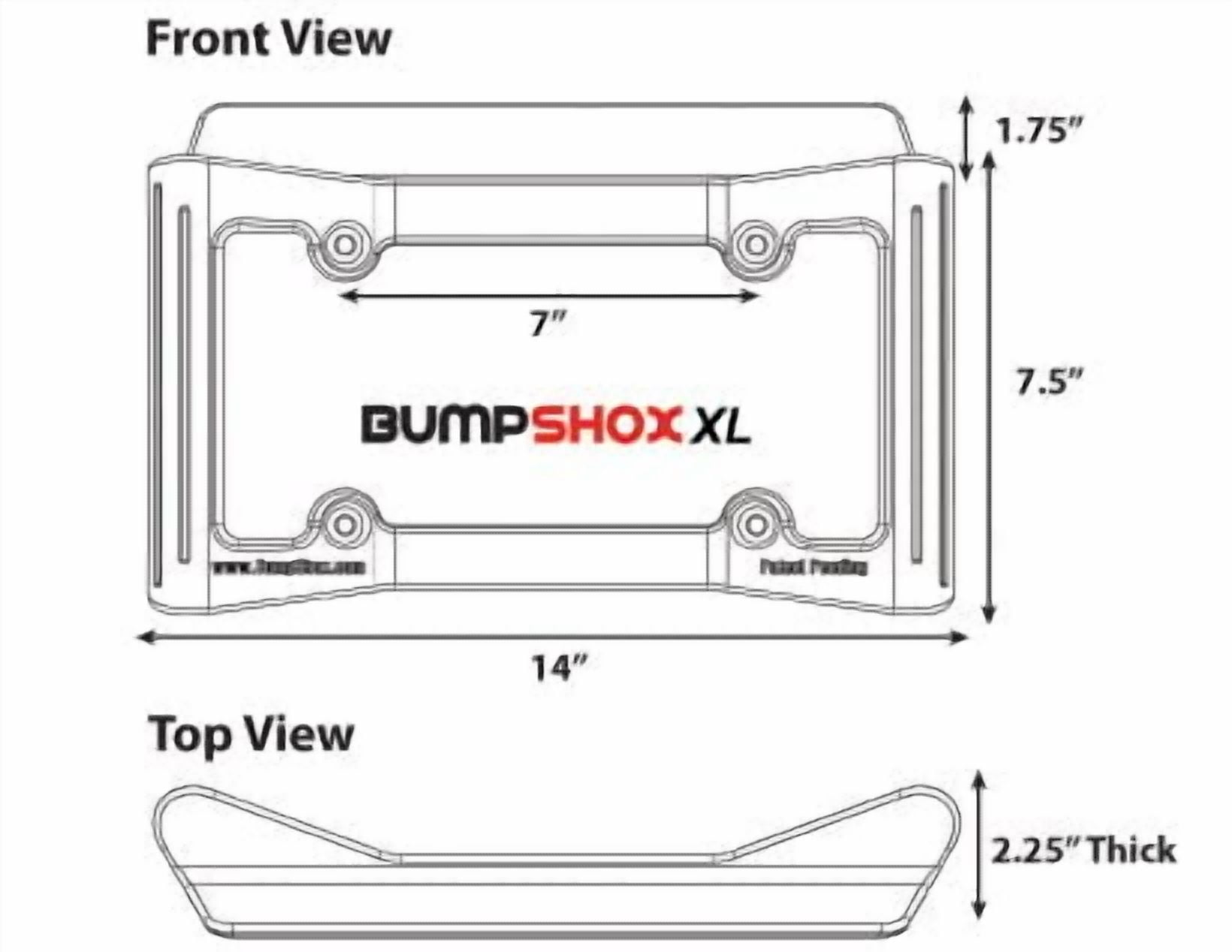 The Original Front Bumper Guard & Front Bumper Protection License Plate ...