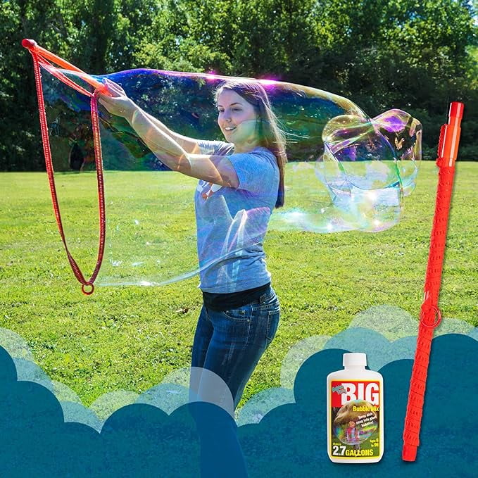 The Original Giant Bubble Wand Makes The World's Longest Bubbles, Over ...