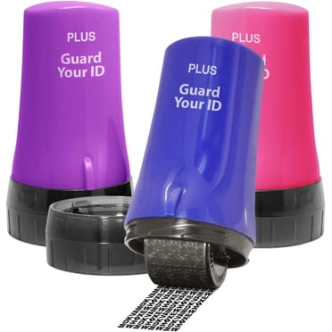 Bulbhead ID Police Identity Protection Roller Stamper, As Seen on TV, 6 ...