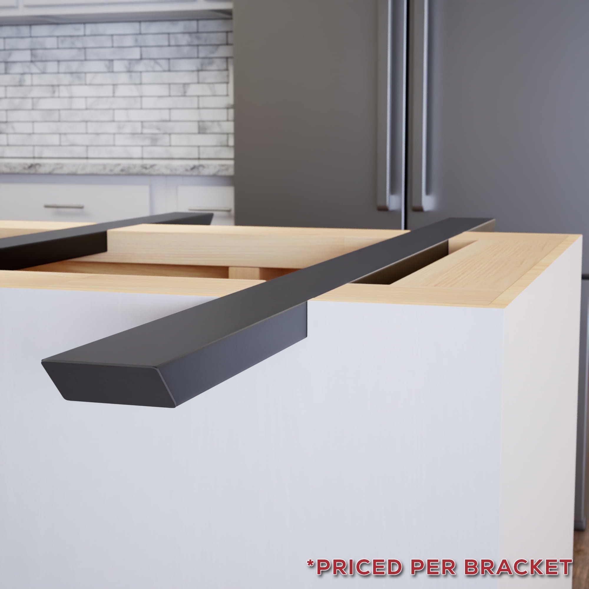 The Original™ Industrial Double Sided Island Support Bracket (30 inch ...