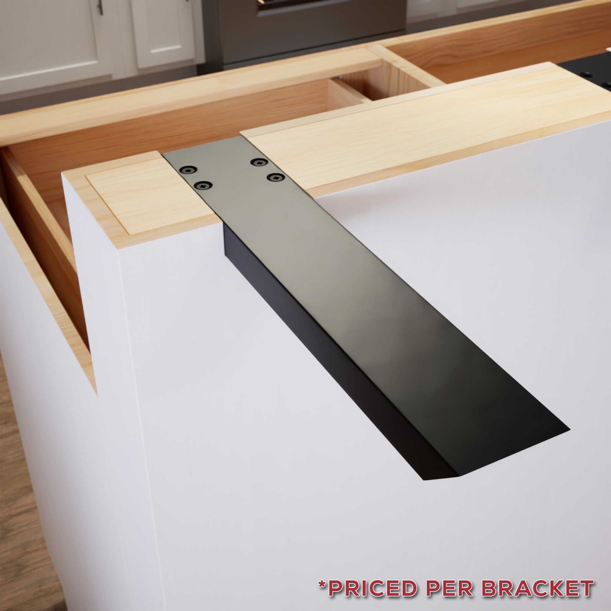 The Original™ Industrial L Countertop Support Bracket (18 inch ...