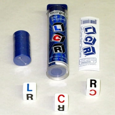 Original LCR Left Center Right Dice Game - Walmart.com