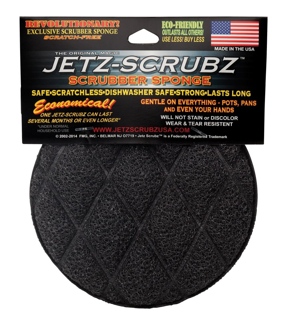 The Original Magic Jetz-Scrubz Round Scrubber Sponge - Walmart.com