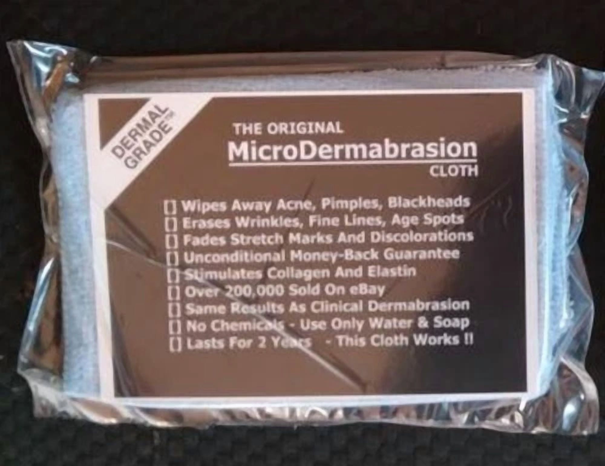 The Original Microdermabrasion Cloth - Remember These?- Acne Blackheads ...