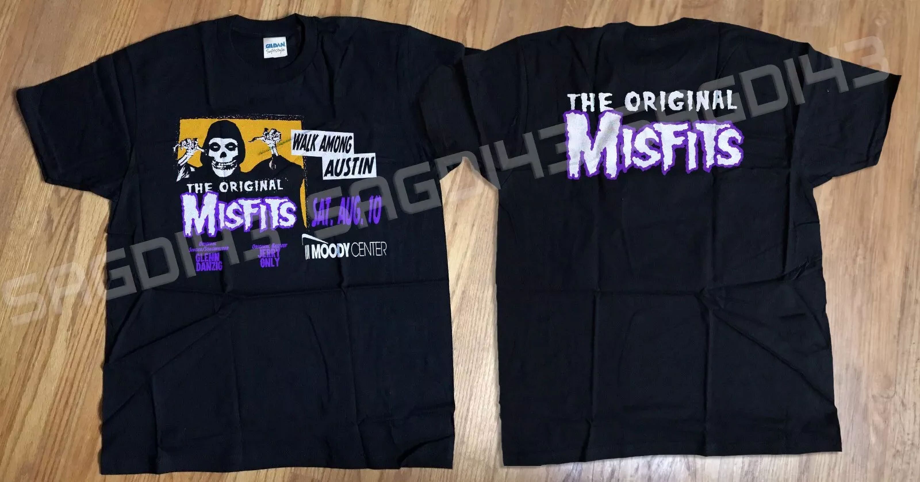 The Original Misfits AUSTIN TX 2024 Moody Center Two-Sided T Shirt ...