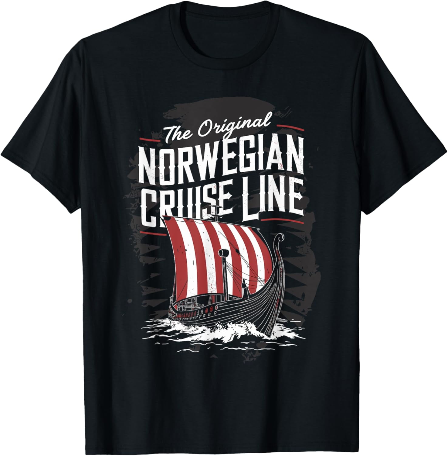 The Original Norwegian Cruise Line Viking Ship T-Shirt men and women ...