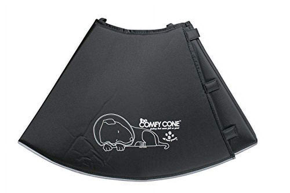 The Original Patented Comfy Cone with Removable Stays, XXLarge Black ...