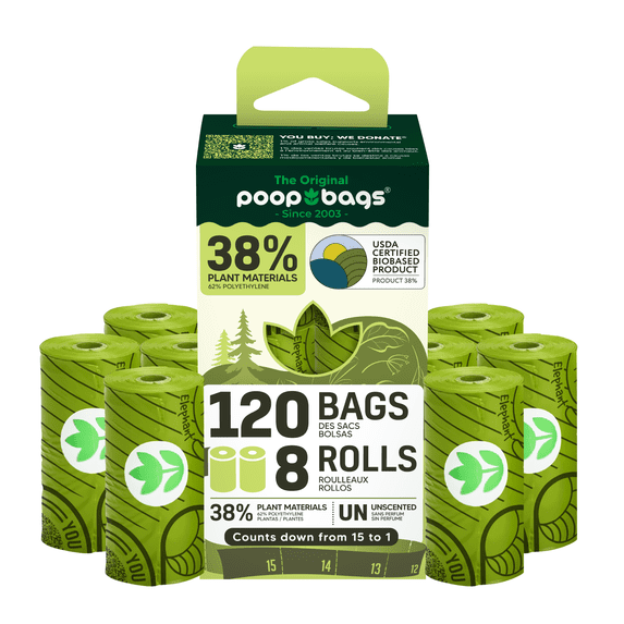 Original Poop Bags® Biodegradable Dog Waste Bags, USDA Certified ...