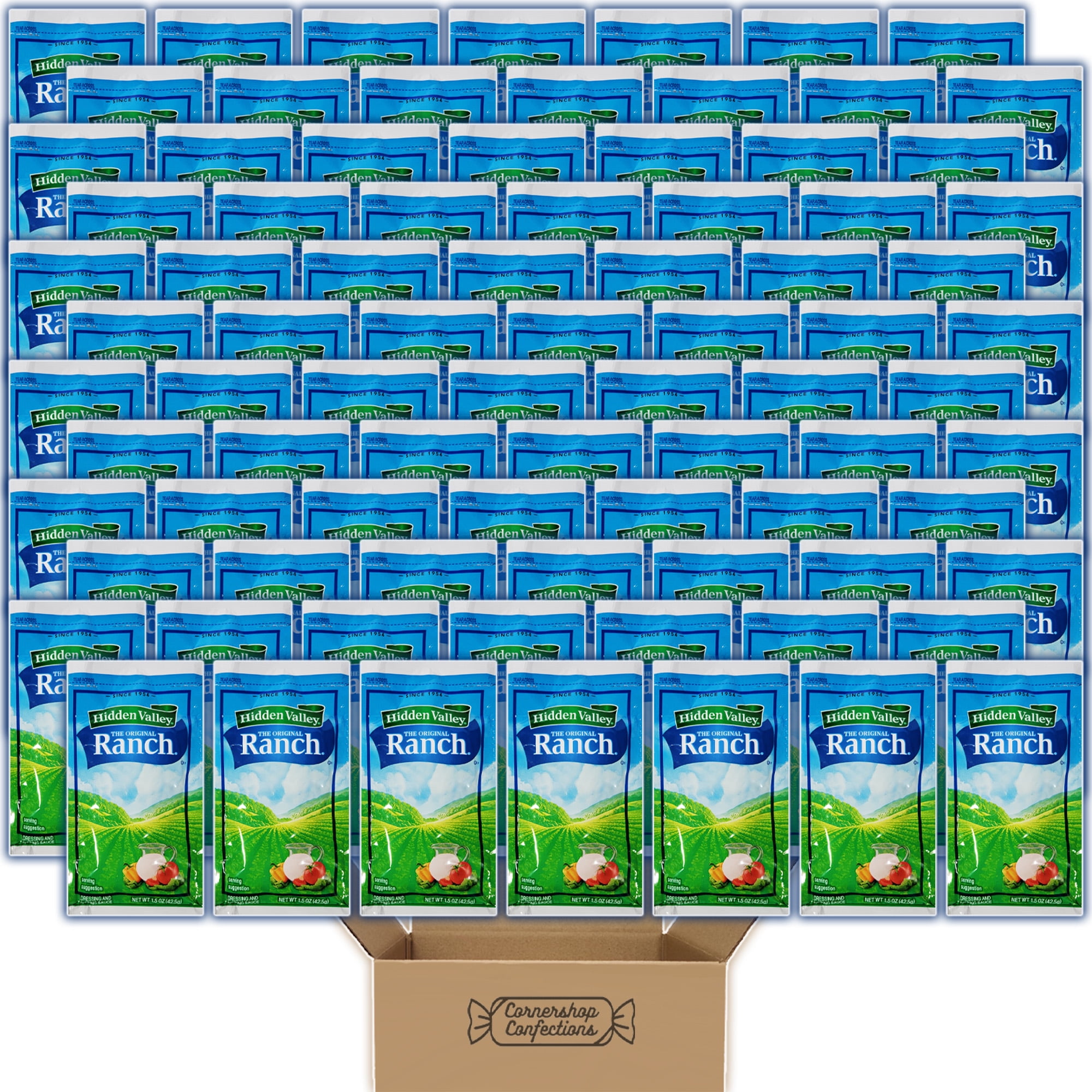 The Original Ranch Bulk Pack - 84 Individually Sealed 1.5 Ounce Packets ...
