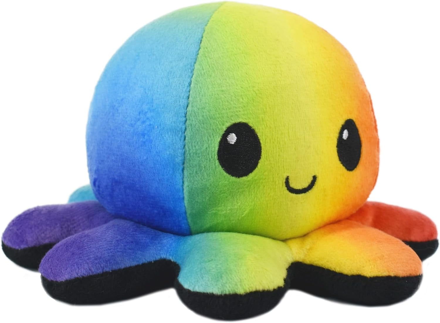 The Original Reversible Octopus Plushie - Angry Red + Rage Black - Cute ...
