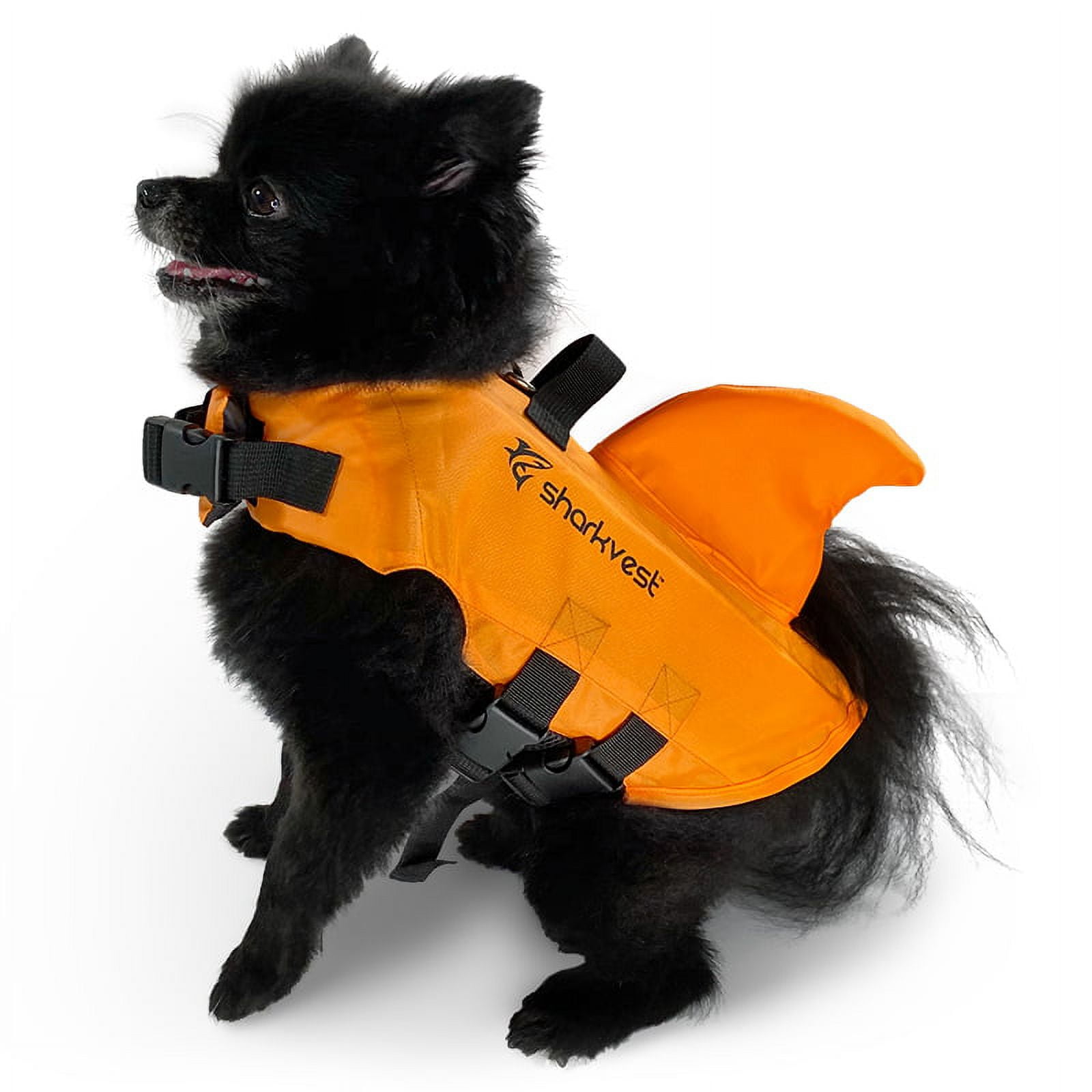 Sharkvest® - Premium Dog Swimming Vest, Novelty Shark Design for All ...