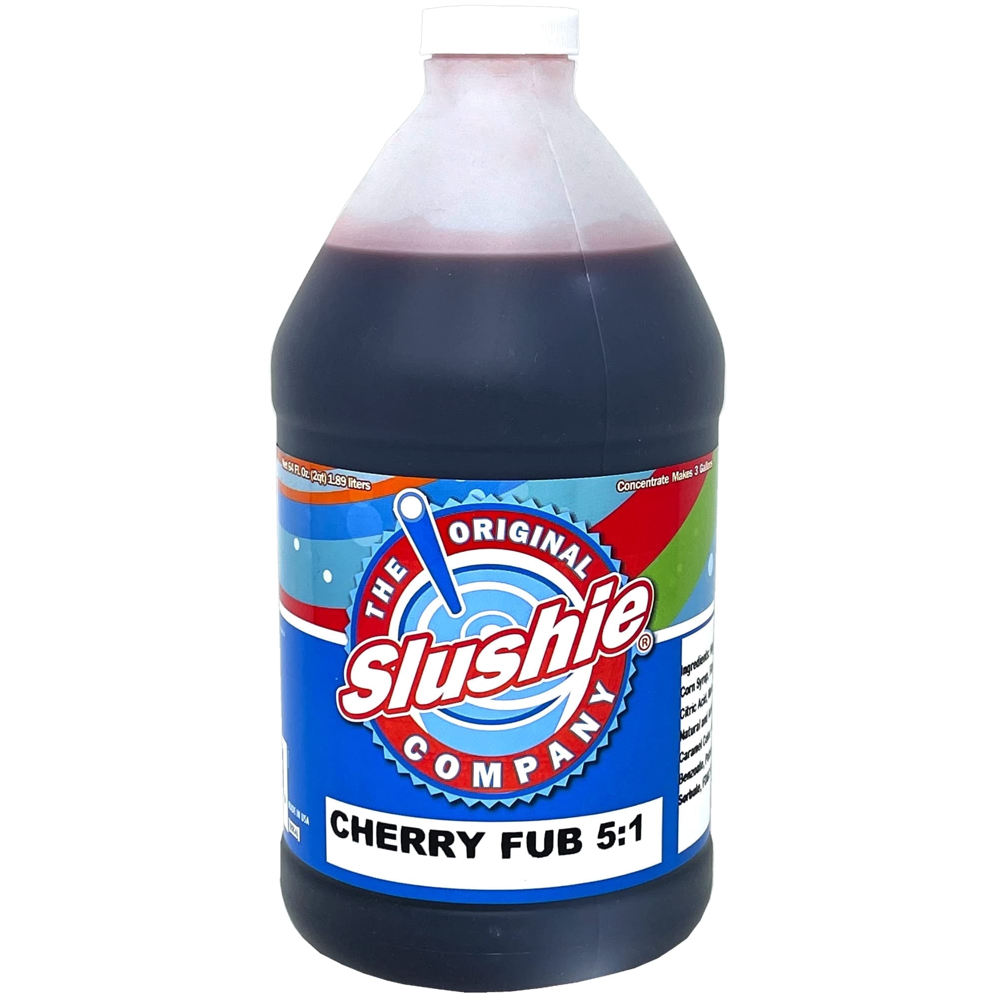 The Original Slushie Company, Cherry Uncarbonated Syrup, 64 Fluid Ounce ...