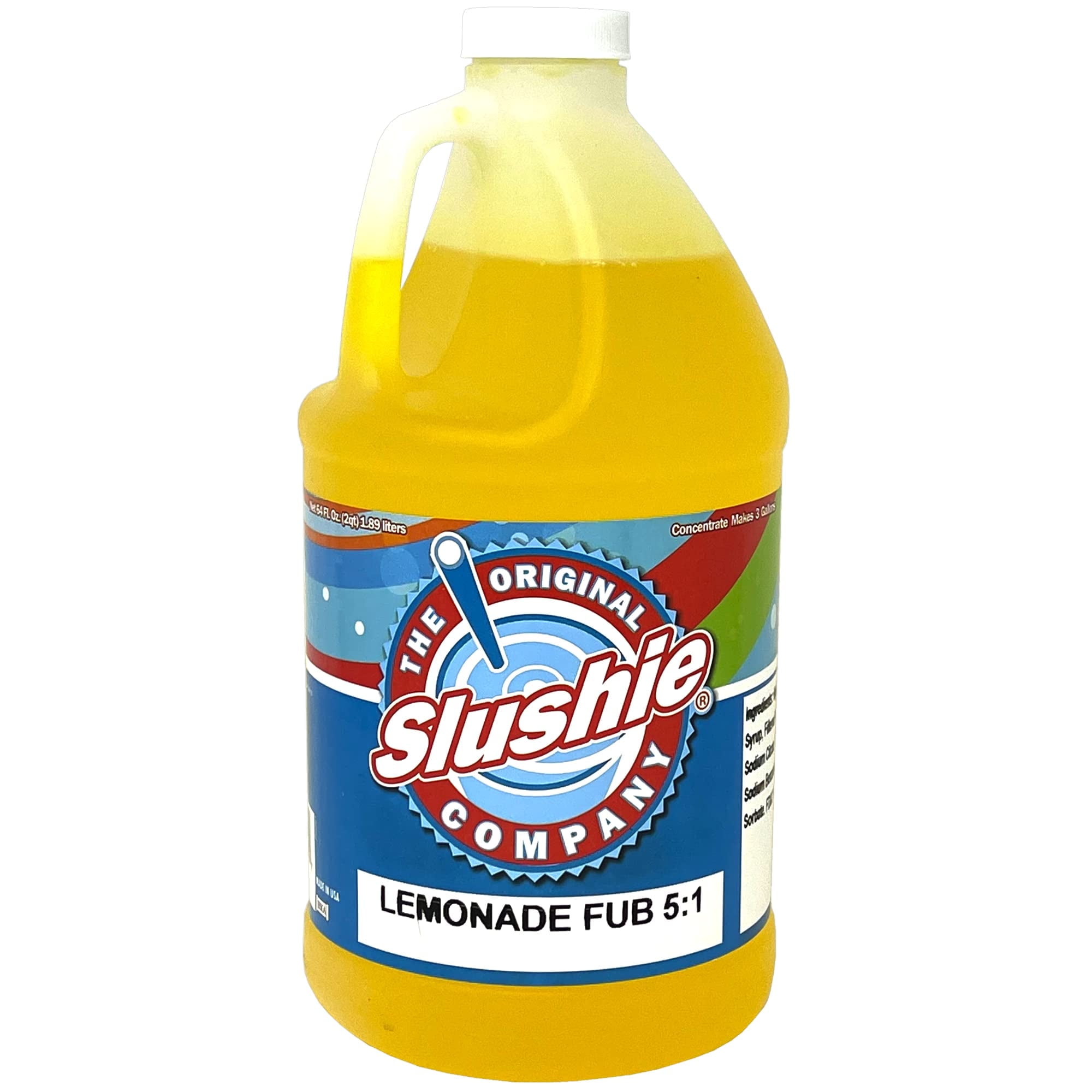 SunnySky USA Lemonade Slushie Syrup 64 Fl Ounce Bottle Makes About 3 ...