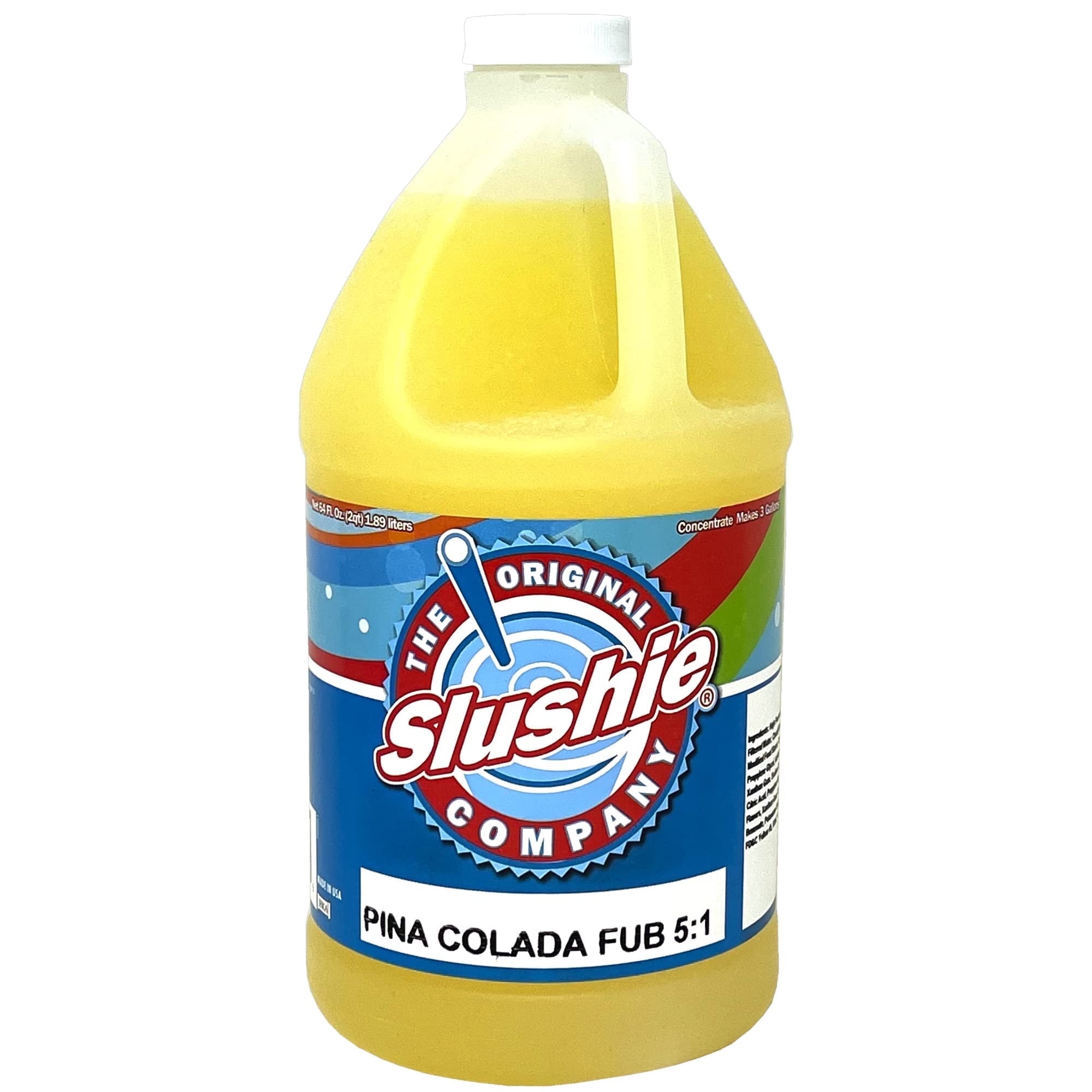 The Original Slushie Company Pina Colada Uncarbonated Syrup, 64 Fluid ...