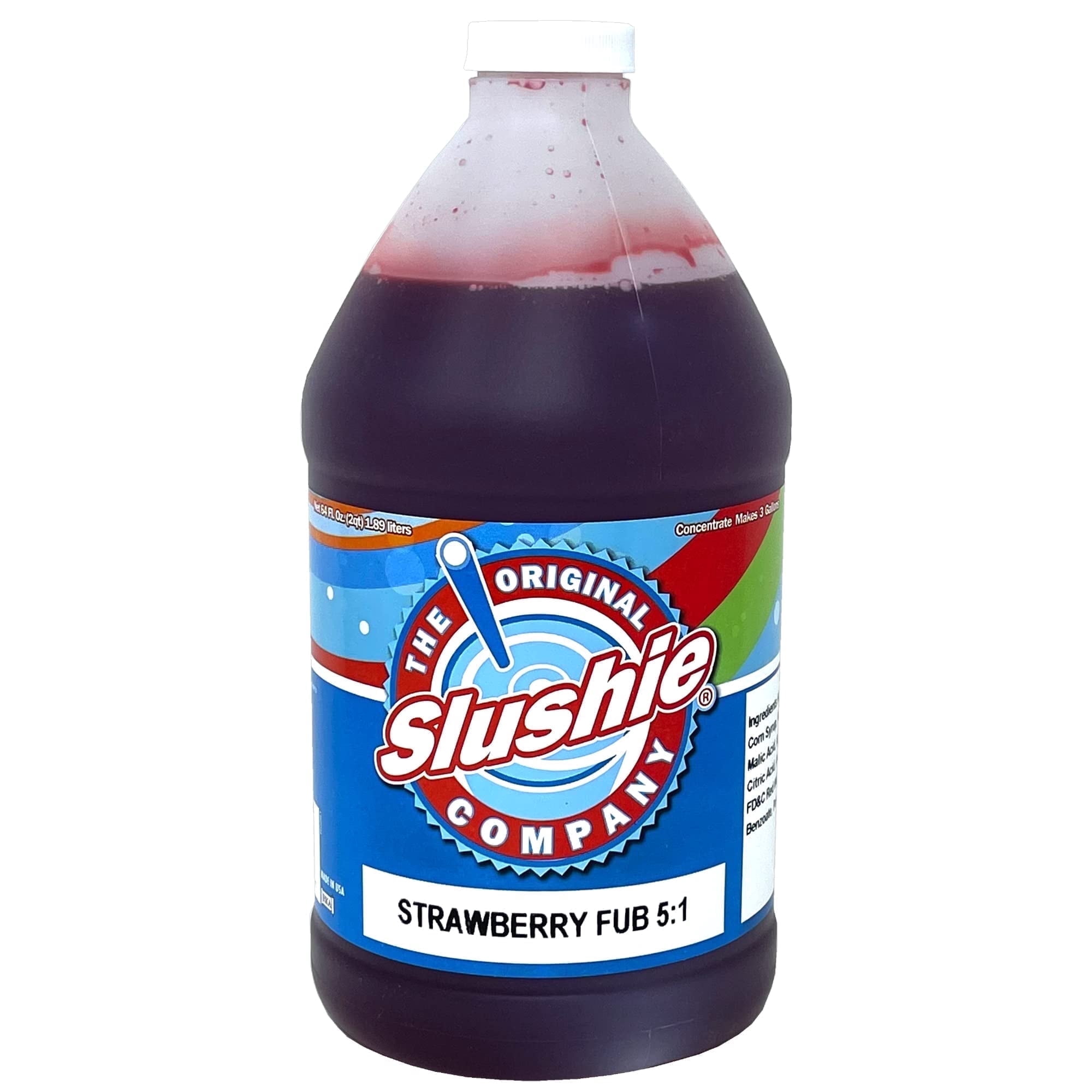 SunnySky USA Strawberry Slushie Syrup, Uncarbonated, 64 Ounce Bottle ...