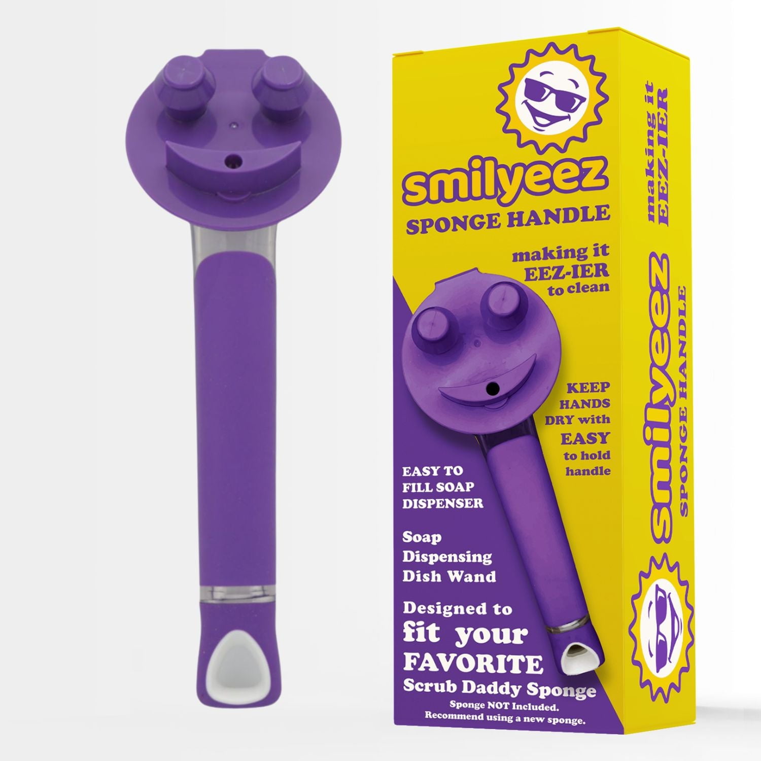 The Original Smiling Handle with Soap Dispensing for use with Scrub ...