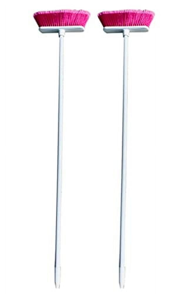 The Original Soft Sweep Magnetic Action Broom - 2 Pink Brooms - Walmart.com