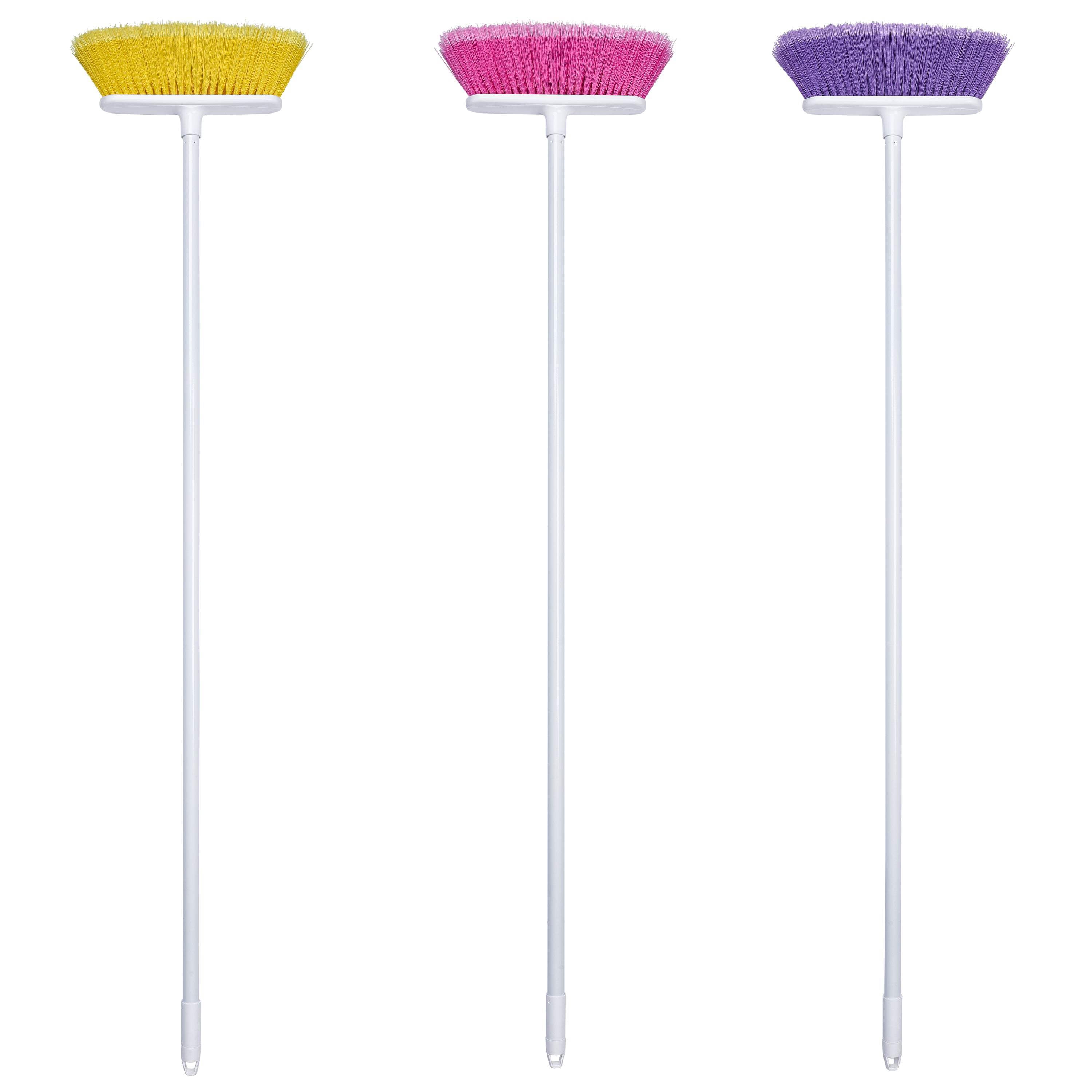 The Original Soft Sweep Magnetic Action Broom Assorted Colors with ...