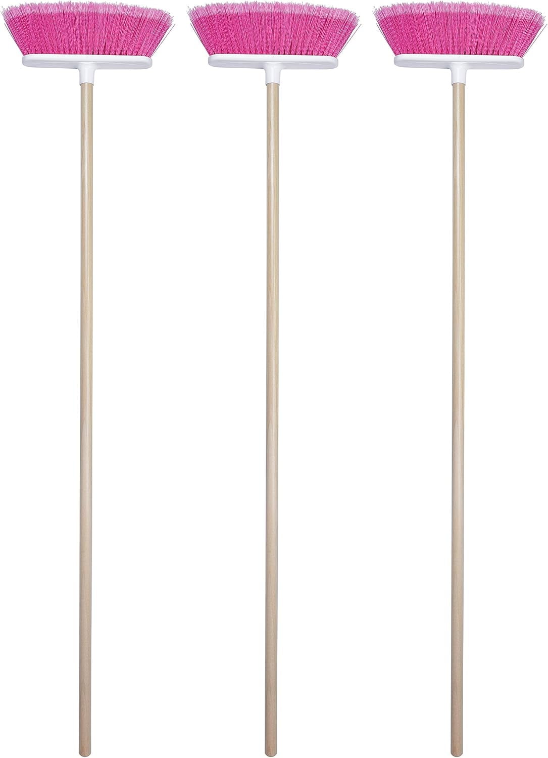 The Original Soft Sweep Magnetic Action Fuchsia Broom with Natural ...