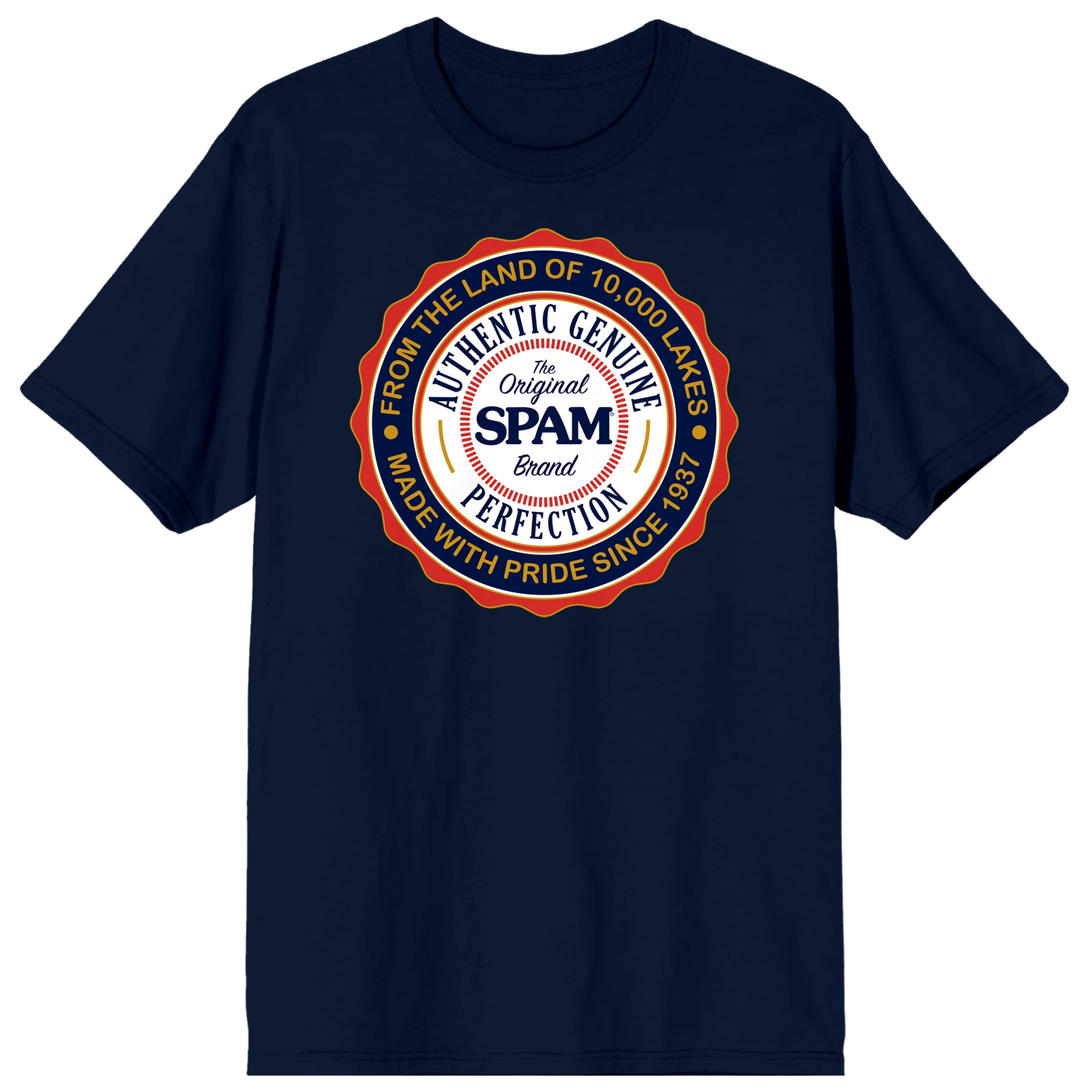 The Original Spam Logo Genuine Perfection Men's Black T-Shirt-XL ...