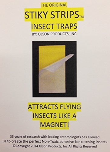 The Original Sticky Strip 3" x 5" Yellow (100Pack) - Walmart.com
