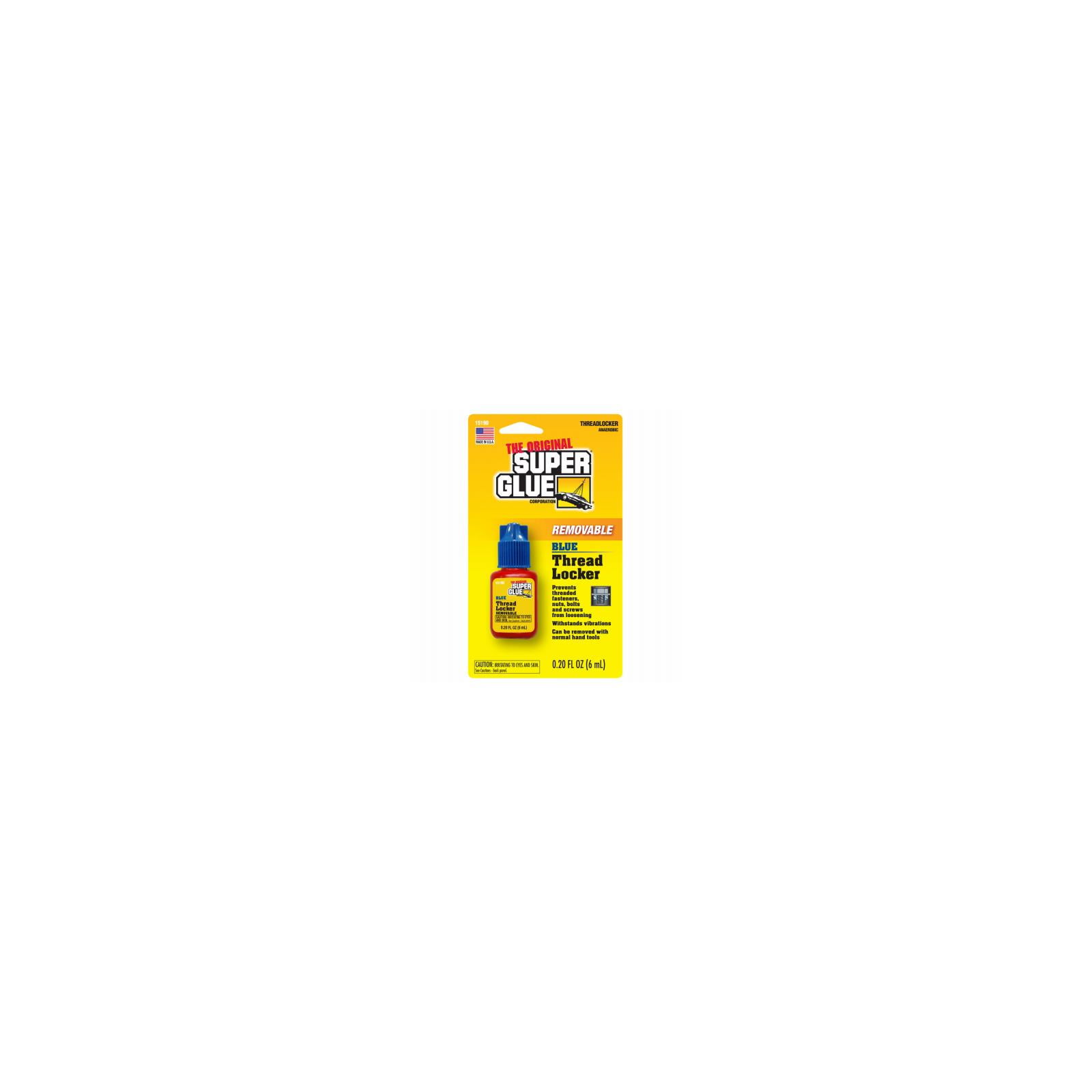 The Original Super Glue 11710103 Removable Thread Locker, Blue, 6-ml ...