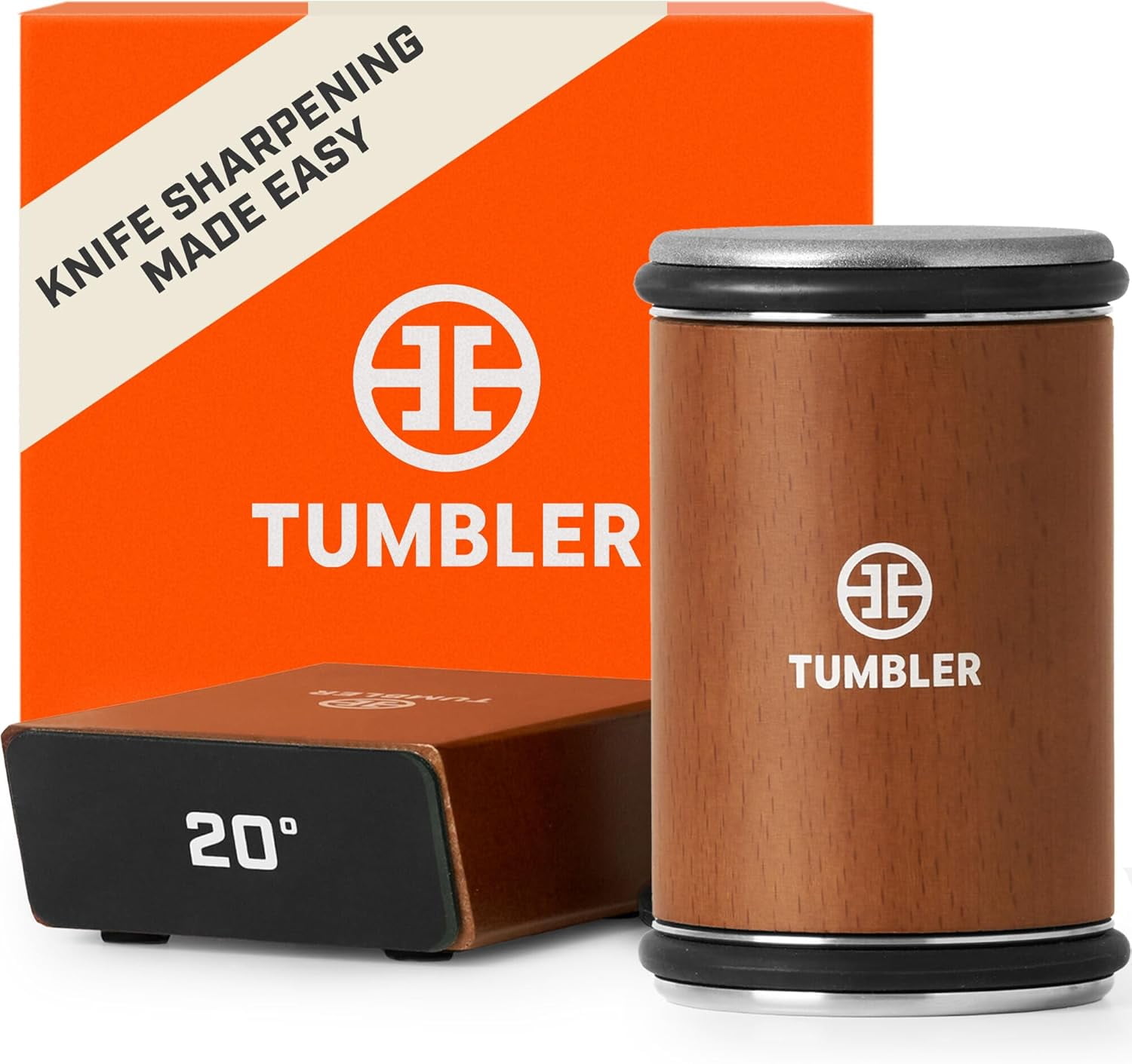 The Original Tumbler Rolling Knife Sharpener™ – Easy Manual Sharpener ...