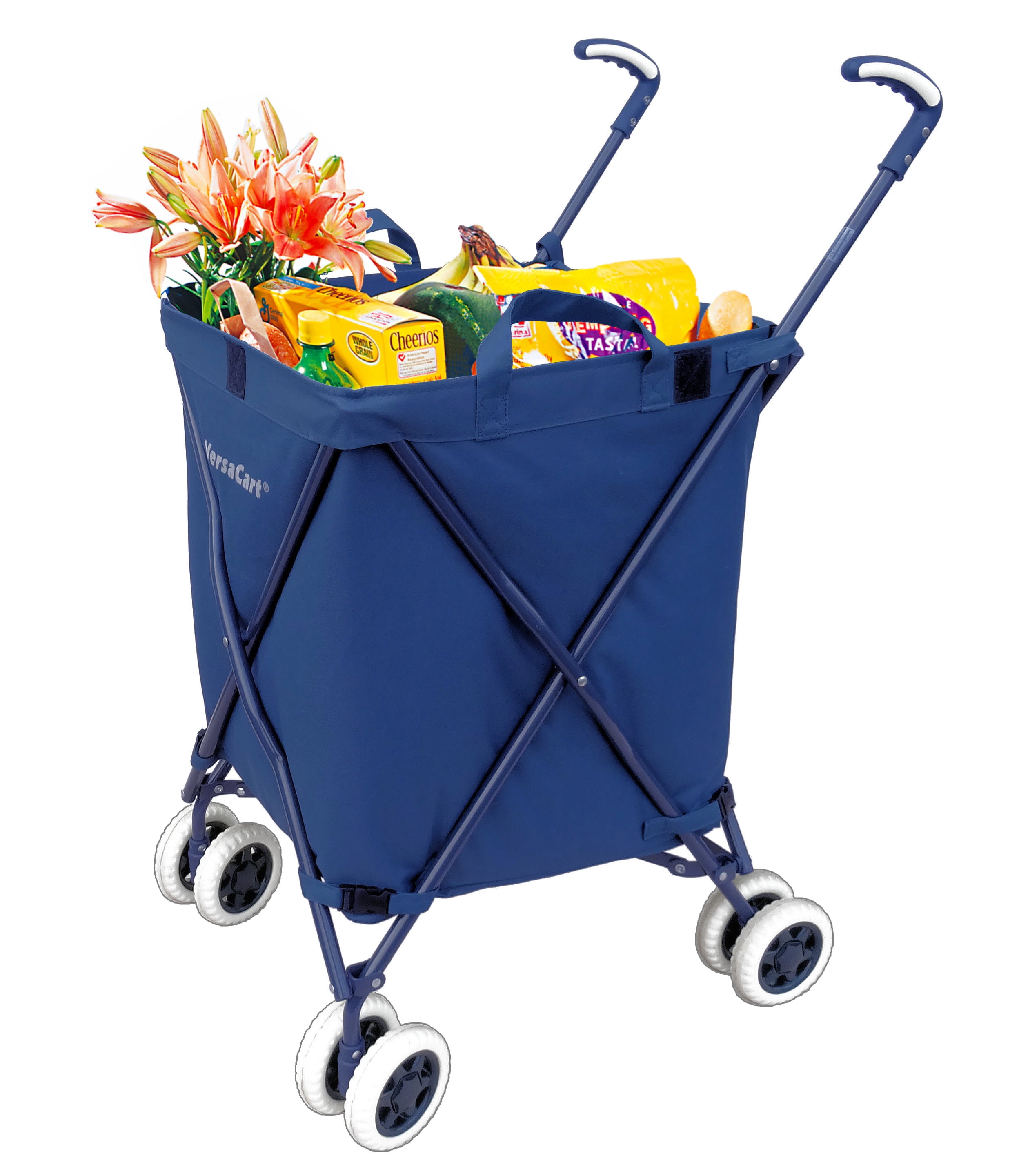 Versacart Compact Folding & Heavy Duty Shopping Utility Cart in ...