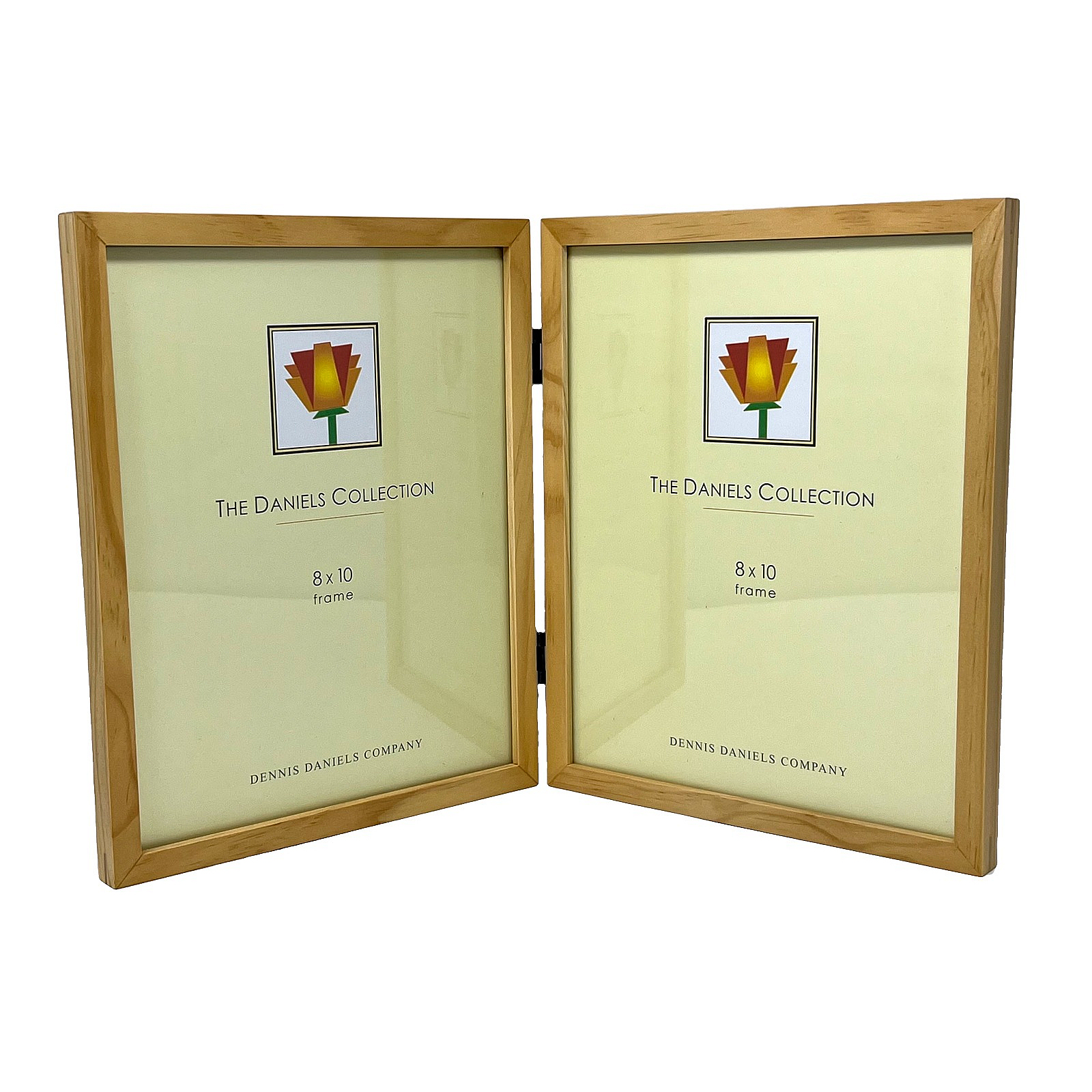 The Original W41 GALLERY WOODS Natural-Stain wood 8x10 hinged classic by Dennis Daniels - 8x10 ...