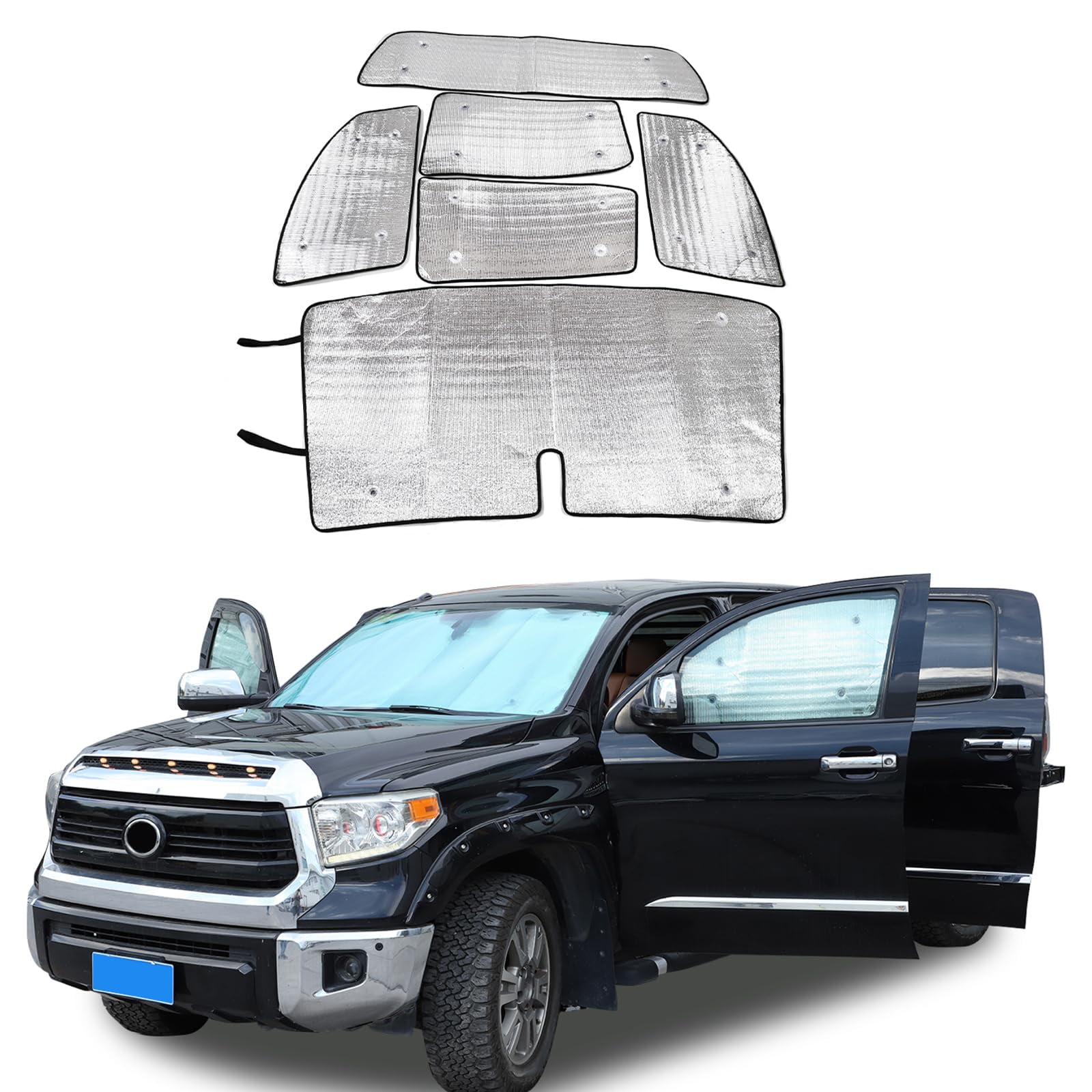 Sun Shade Proadsy 2025 Upgrade Windshield Custom Fit Toyota Sequoia ...