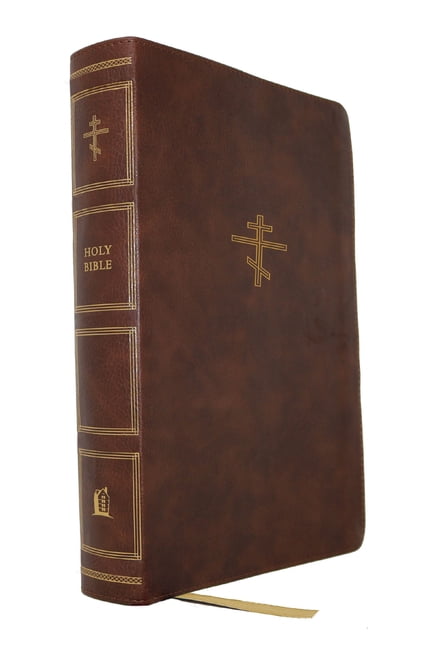 The Orthodox Study Bible, Brown Leathersoft: Ancient Christianity ...