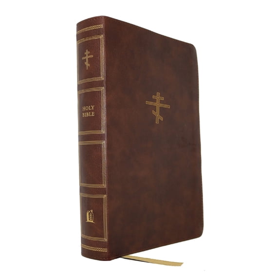 The Orthodox Study Bible, Brown Leathersoft: Ancient Christianity ...