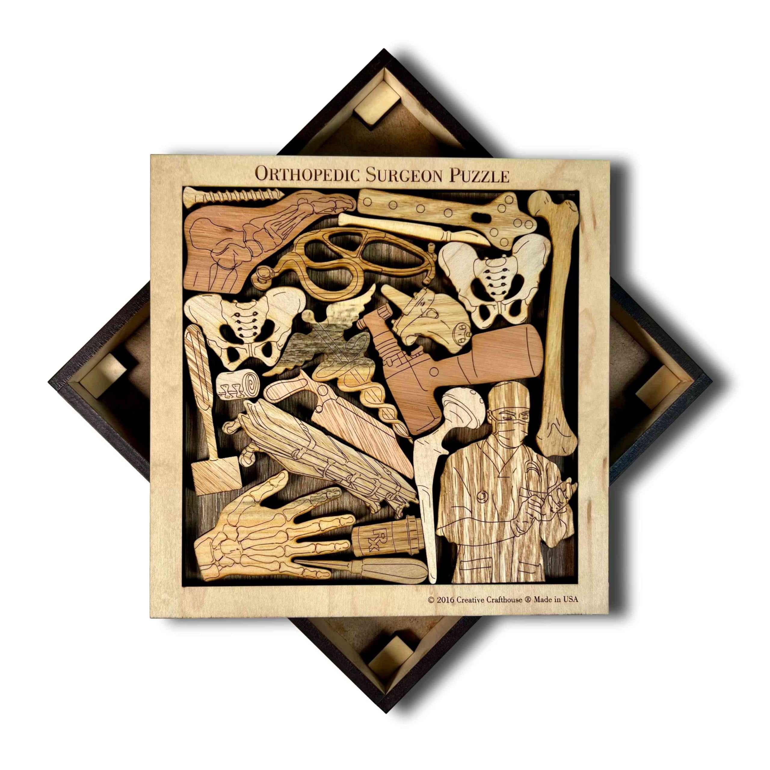 The Orthopedic Surgeon Puzzle MMF7 - Unique Gift Idea - Wood Puzzle for ...