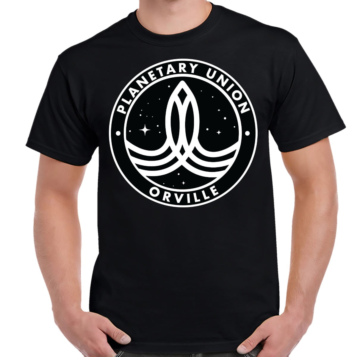 The Orville Planetary Union White Logo Adult T-shirt-X-Large - Walmart.com