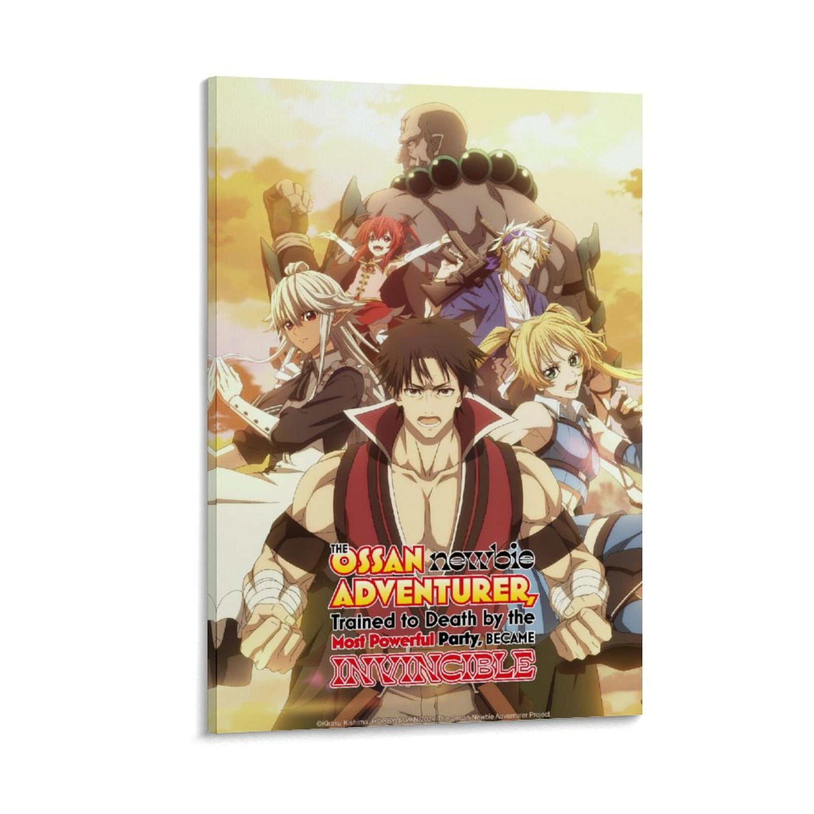 The Ossan Newbie Adventurer Anime Poster Canvas Wall Art Painting ...