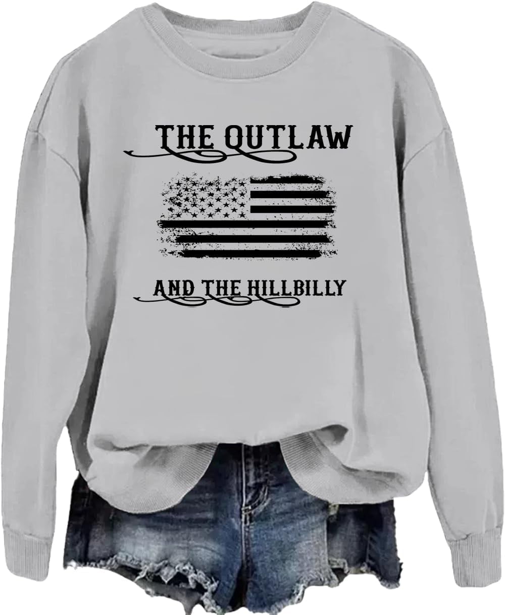 The Outlaw And The Hillbilly Sweatshirt, The Outlaw And The Hillbilly ...
