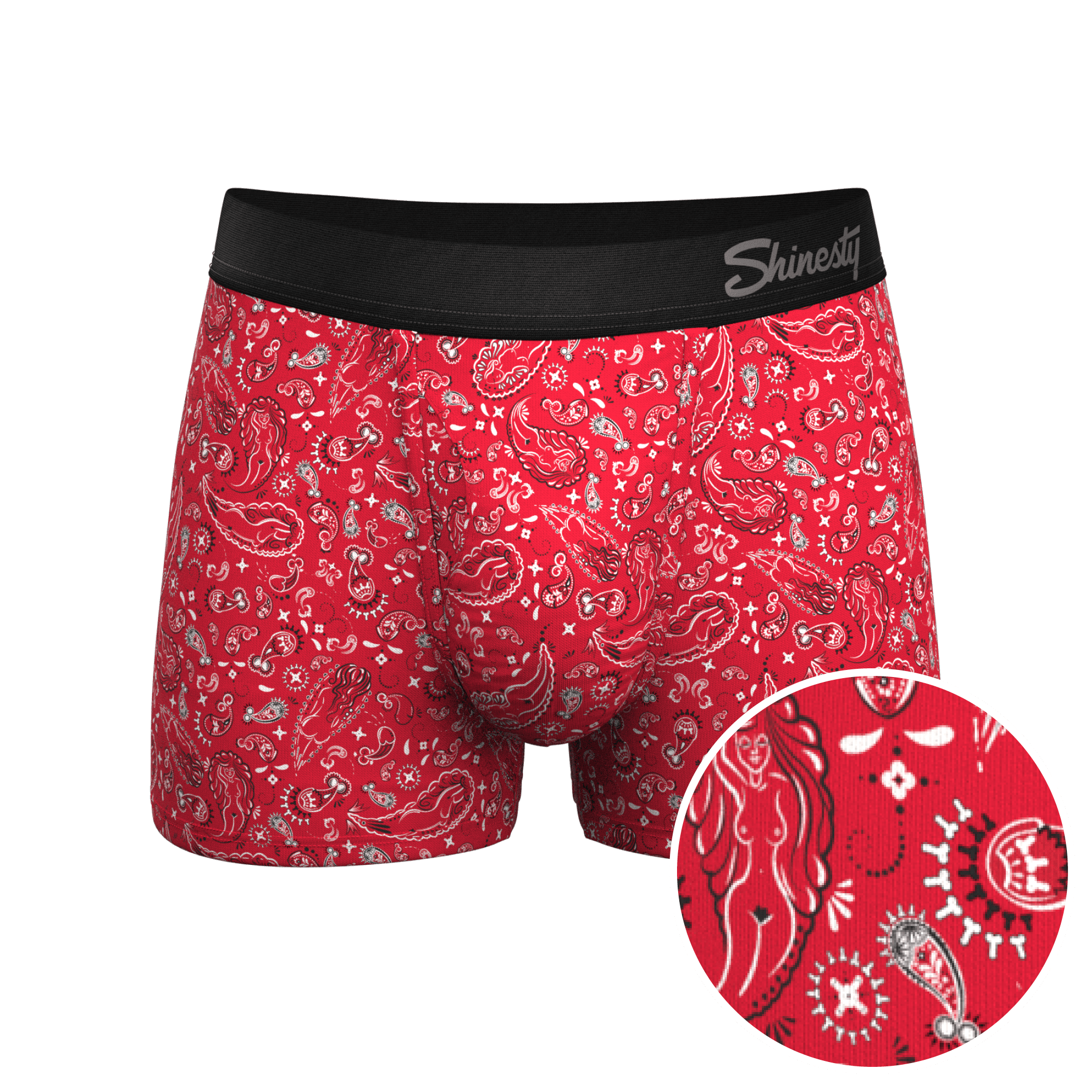 The Outlaw - Shinesty Naughty Paisley Ball Hammock Pouch Trunk ...