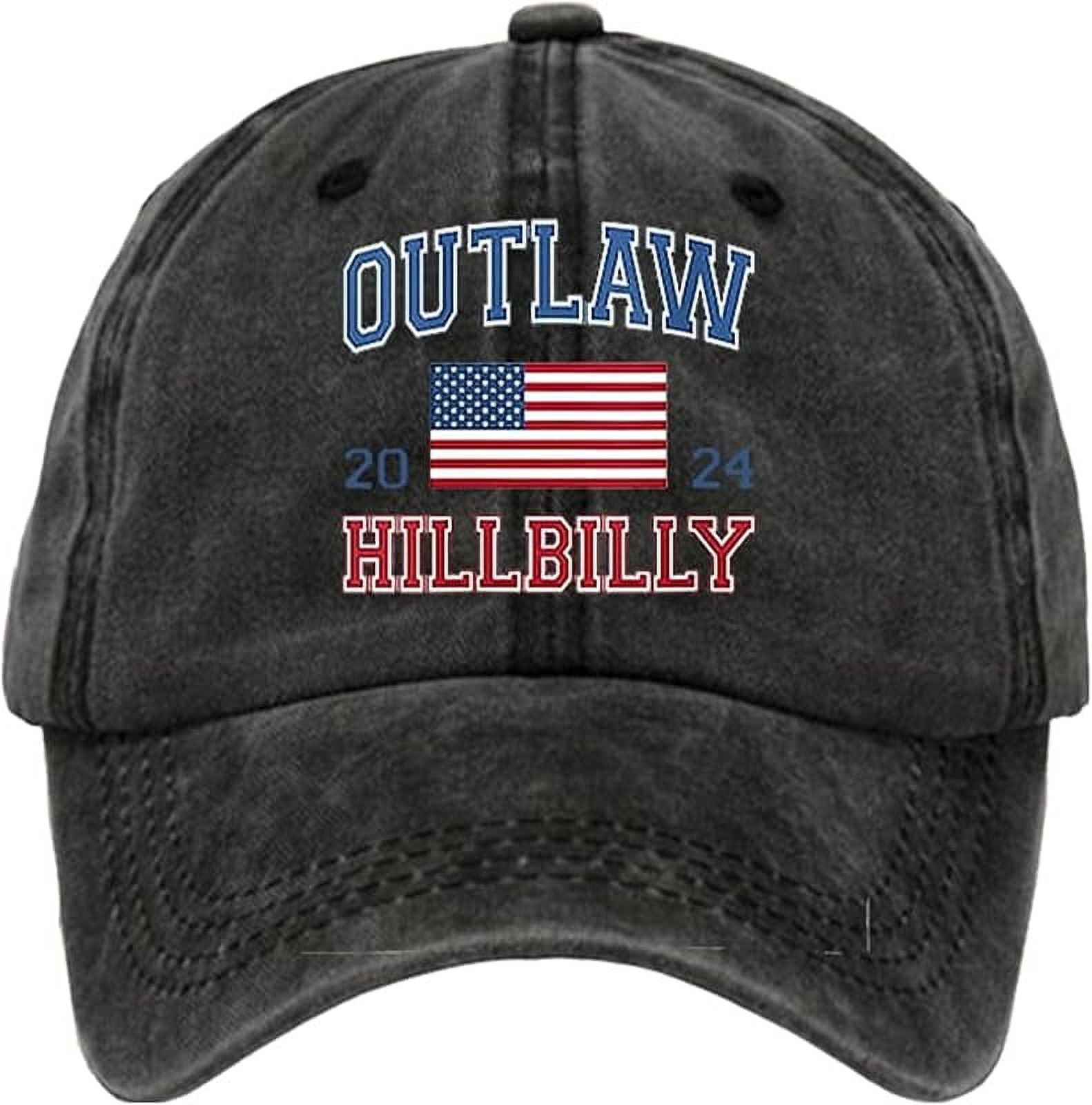 The Outlaw and The Hillbilly 2024 Patriotic Baseball Caps Election Hat ...