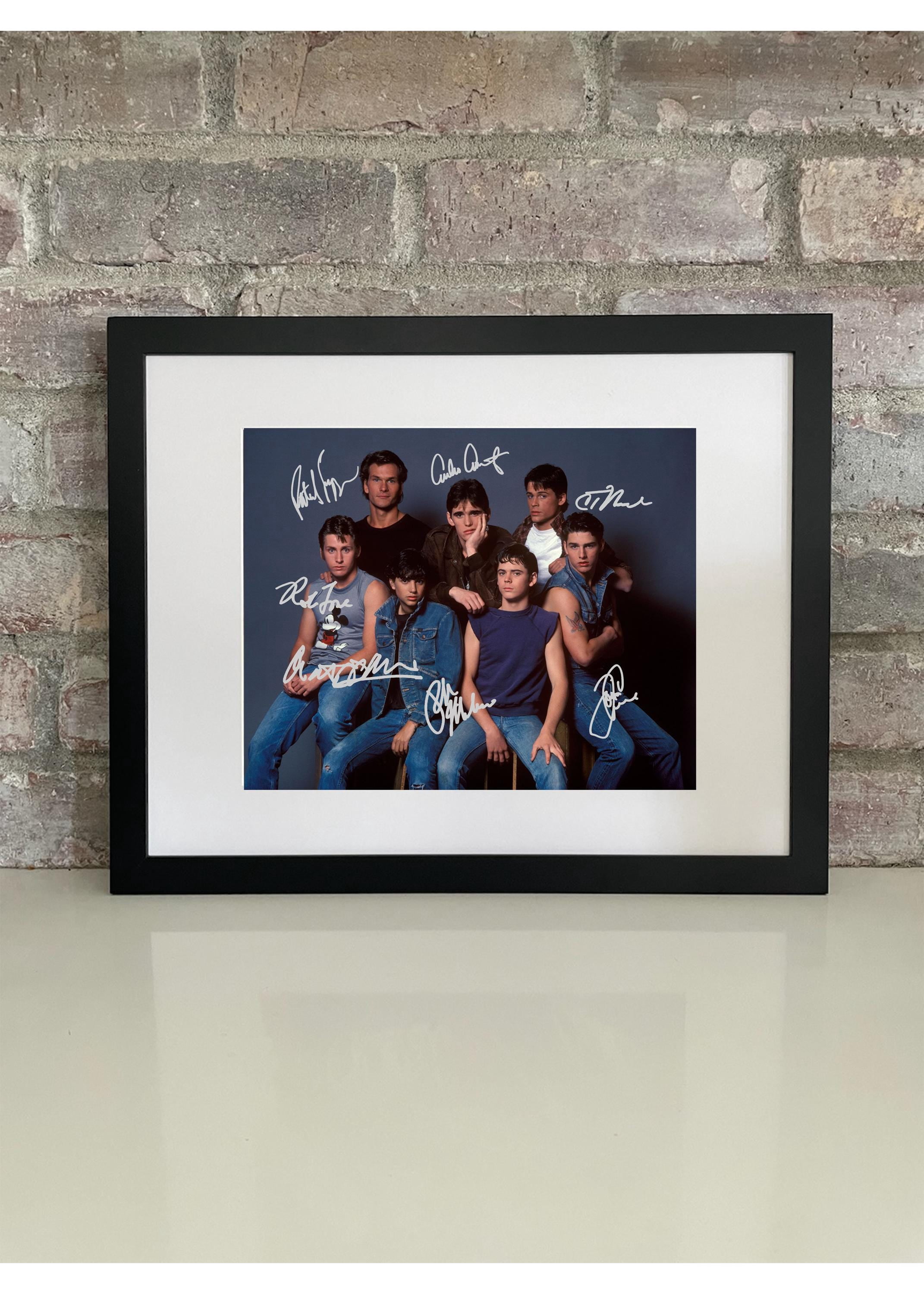 The Outsiders Cast with Reprint Autograph poster – 80s Teen Drama ...