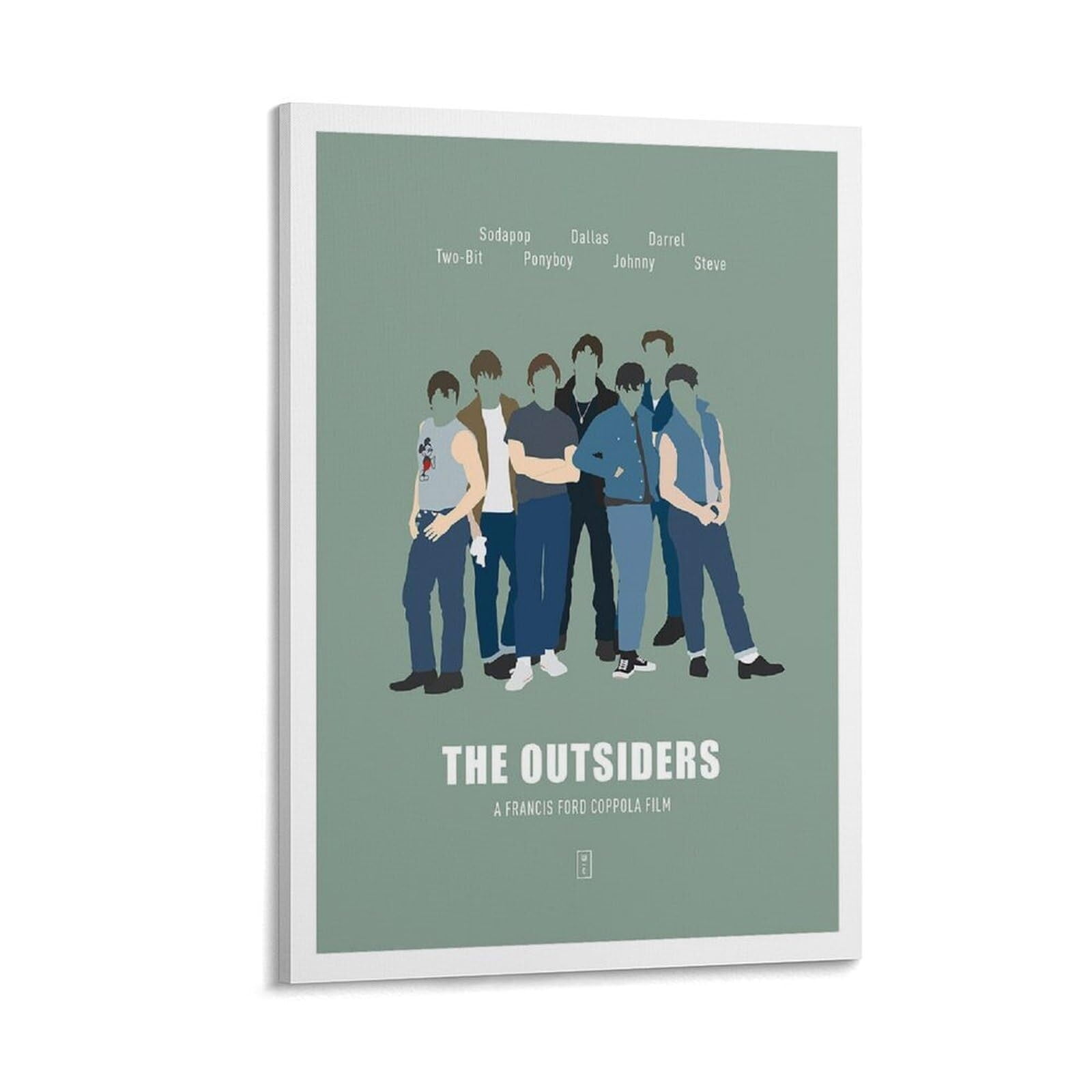 The Outsiders Classic Crime Movies Retro Poster Ralph Macchio Poster ...