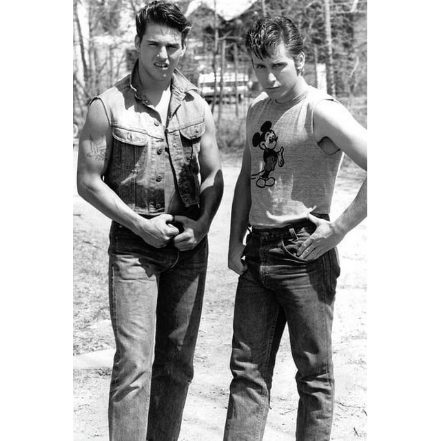 The Outsiders Emilio Estevez Tom Cruise 24X36 Poster - Walmart.com
